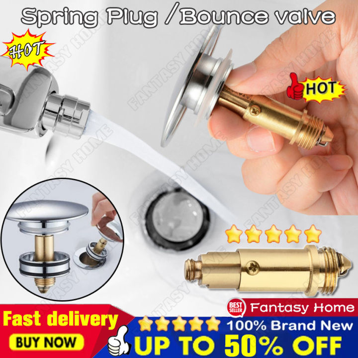 👍High Quality👍1pc Basin Sink BasinBounce Core Drainer Valve Accessories ...