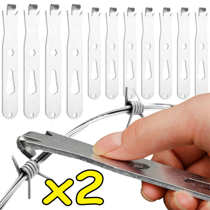 Dizoey 2/1Pcs Fence Wire Twisting For T Post Clips Barb Twist Tool ...