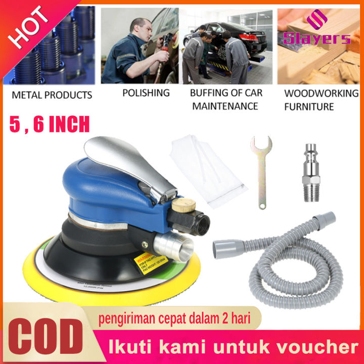 5 6 Inci 10000RPM DUAL Action Pneumatik Amplas Angin Cat Mobil Alat ...