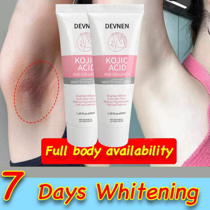 DEVNEN KOJIC ACID COLLAGEN Underarm Whitening For Women pampaputi ng ...