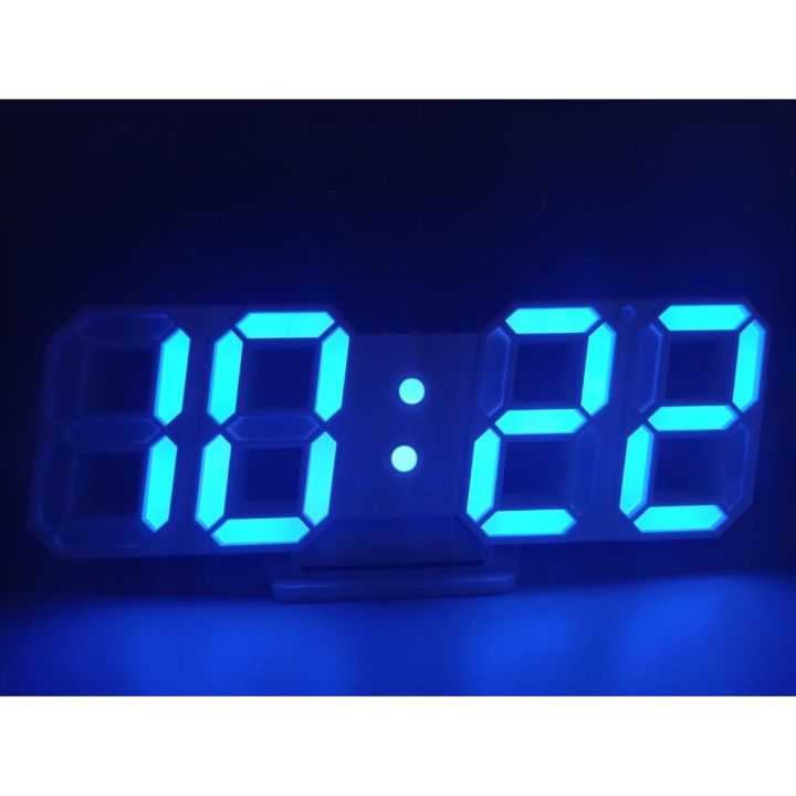 นาฬิกาดิจิตอล Cx2218 ตัวเรือนสีดำ Led Digital Clock นาฬิกาปลุกดิจิตอล