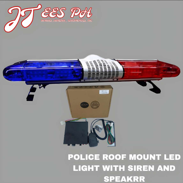 100W Car Roof Mount Police LED Light Bar Red Blue Amber 1.2 Meter With ...