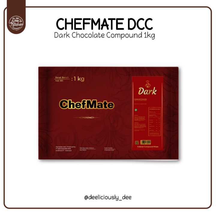 CHEFMATE Dark Chocolate Compound 1kg | Lazada Indonesia