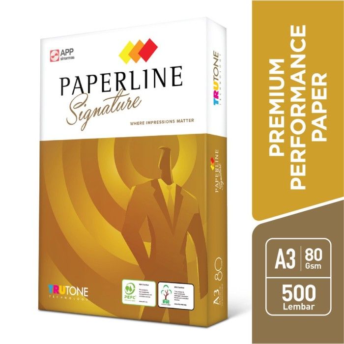 [BMS Stationery] Paperline Signature Kertas Print & Fotocopy 80 A3 - PPS PC 80 A3G | Lazada ...