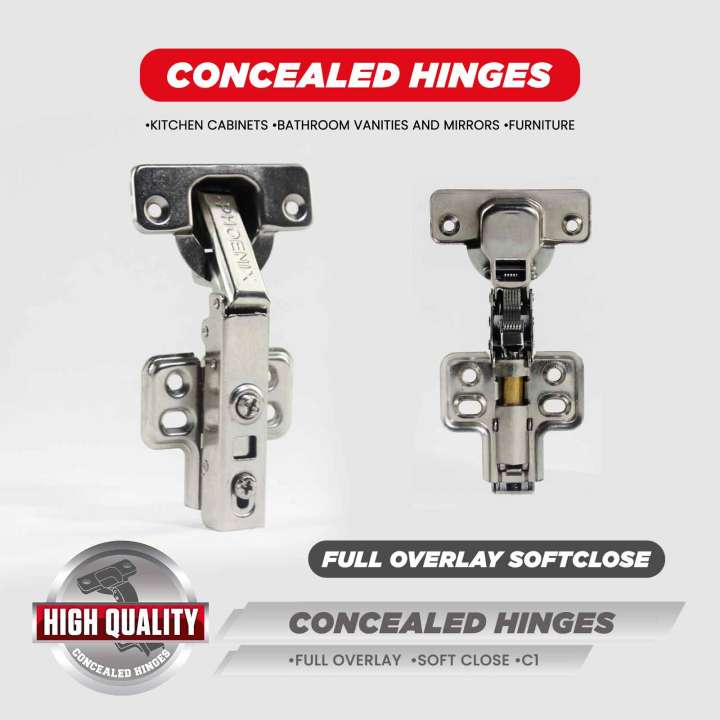 Concealed Hinges Full Overlay / Half Overlay / Inset | Lazada PH