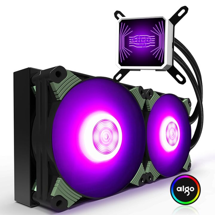 Aigo ICY T120 T240 Computer Fan CPU Radiator Water Cooling Cooler AMD ...