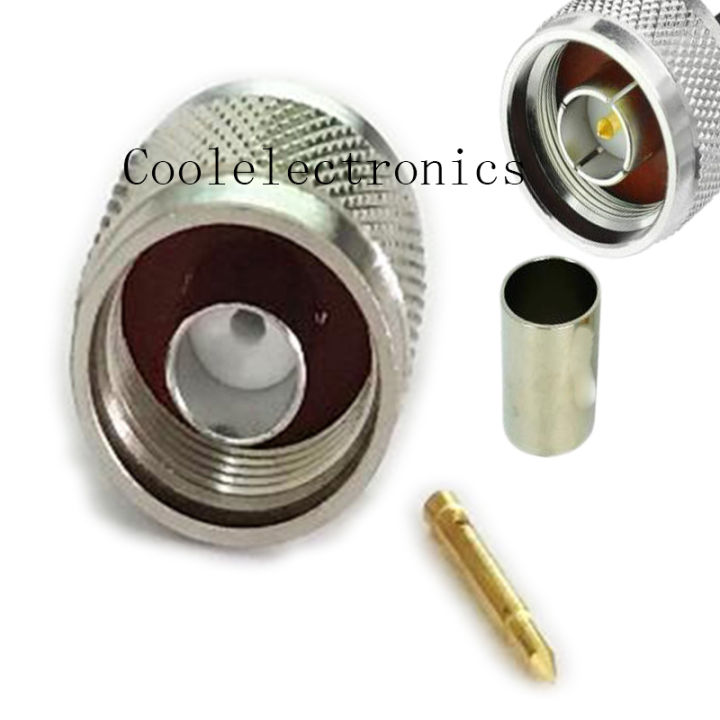 5pcs N Male Plug / N Female Crimp for 5D-FB LMR300 RG5 RG6 Cable ...