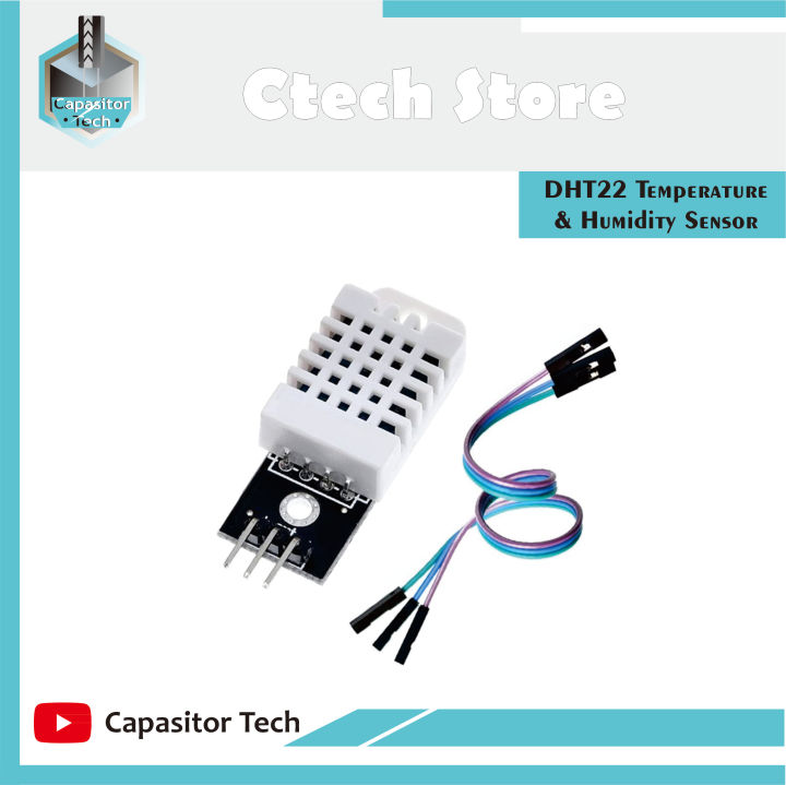 DHT22 Temperature & Humidity Sensor / Sensor Suhu & Kelembaban Module | Lazada Indonesia