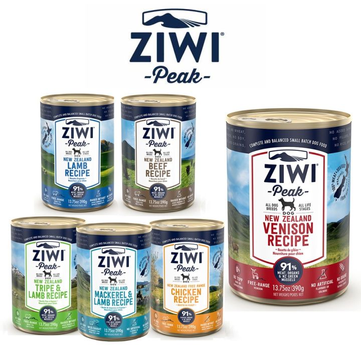 Ziwi Peak Wet Dog Food 390g | Venison Tripe Lamb Beef Mackerel Chicken | Lazada Singapore