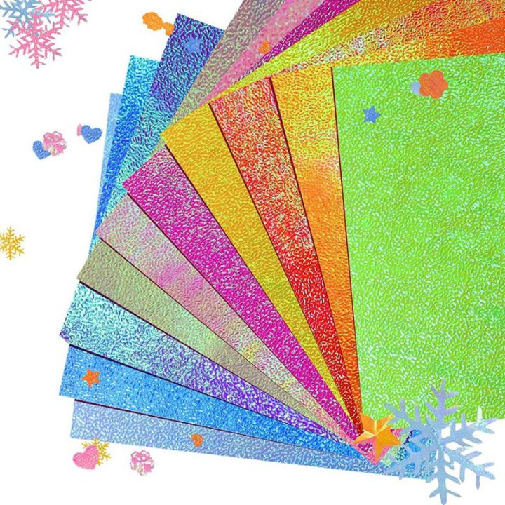 (QJEV) Paper Glitter Paper Gloss Paper for Crafts - 150 Sheets Paper ...
