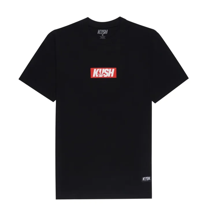 KUSH Co BOX LOGO SUPREME RED (Black) Classic CVC T-Shirt | Lazada PH