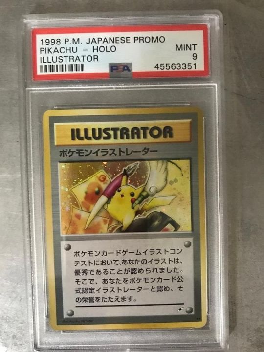 Thẻ Illustrator Pikachu Pokemon Japanese Promo PSA 9 MINT | Lazada.vn