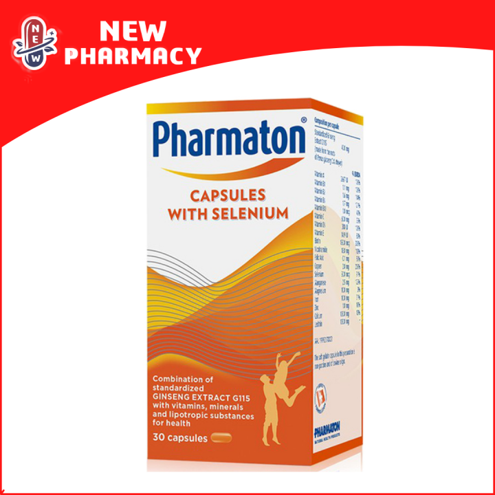 Pharmaton Capsules with Selenium 30's | Lazada