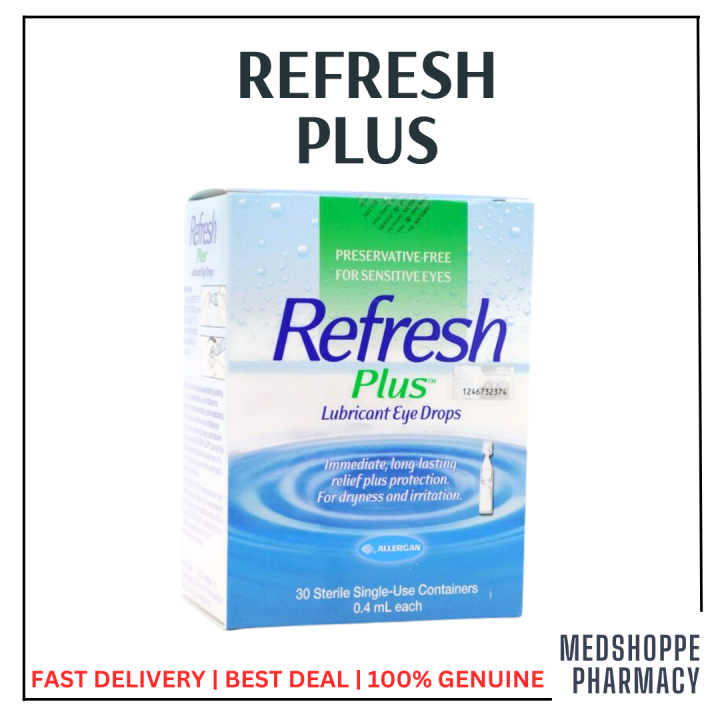 Refresh Plus Lubricant Eye Drop 30s Exp 09 26 Lazada
