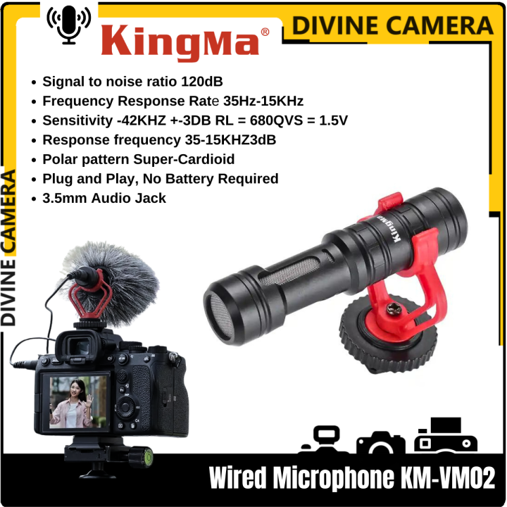 KingMa KM-VM02 Omnidirectional Microphone for Camera | Lazada