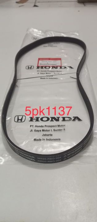 Fan belt van belt v belt rib tali kipas 5pk 1137 jazz old new city - CHR | Lazada Indonesia