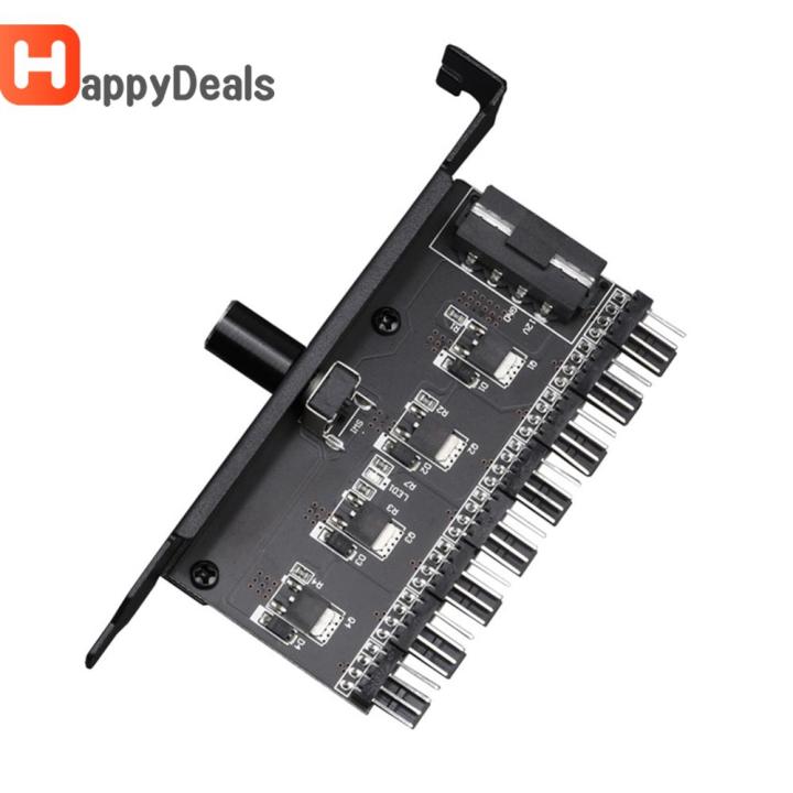 PC Case Fan Speed Controller CPU Hub Splitter Cooler 4PIN D-type Fan ...