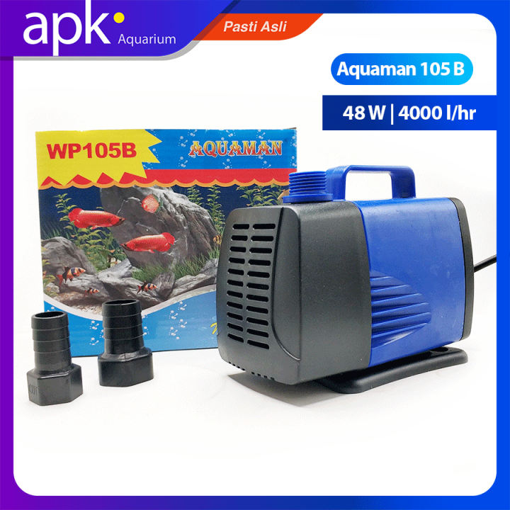 AQUAMAN WP 105 B Pompa Aquarium Kolam 4000 Lh Hemat | Lazada Indonesia
