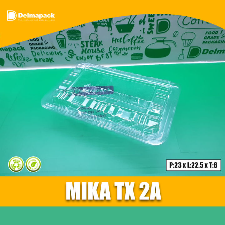 MIKA PLASTIK 2A - MIKA KUE MAKANAN TX 2A - FOODSAFE - 50 PCS | Lazada ...