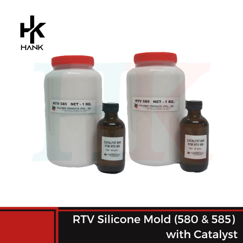 RTV Silicone Mold (RTV 580 and 585) with Catalyst | Lazada PH