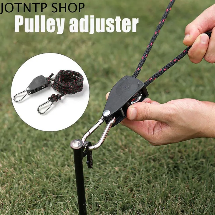 JOTNTP Portable Outdoor Tools Rope Ratchet Camping Rope Lifting Rope ...