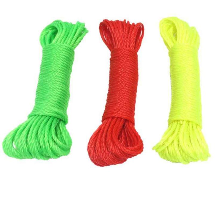 10-Meter Multipurpose Nylon Clothesline Outdoor Clothes Hanging Rope ...