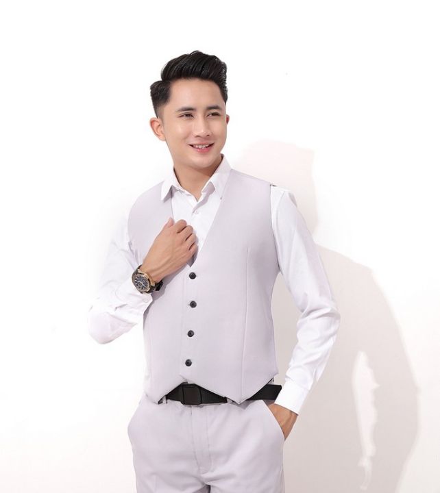 GOLDY OUTFIT - Vest / Rompi Formal Pria - Rompi Abu | Lazada Indonesia