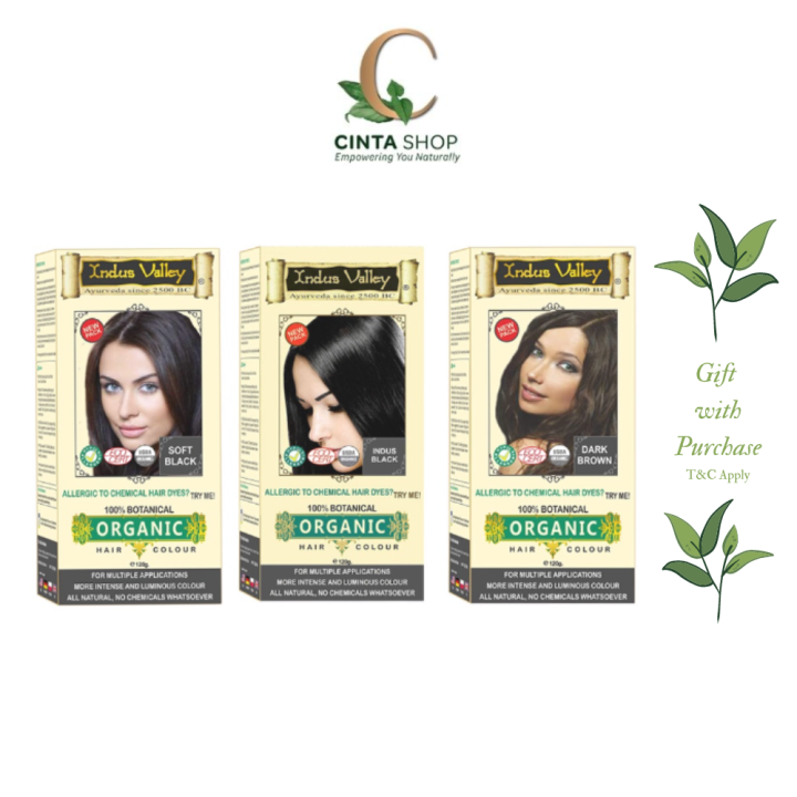 Indus Valley 100% Botanical Organic Hair Colour 30G | Lazada