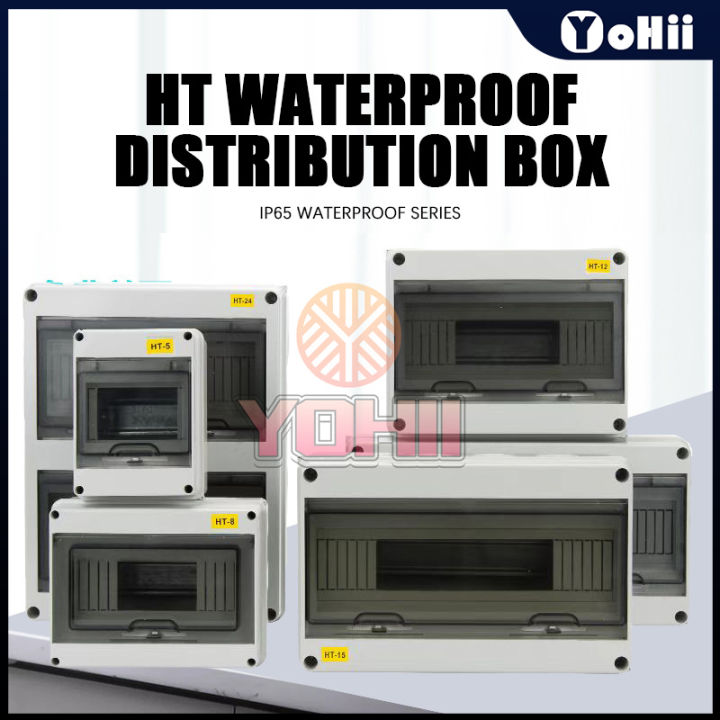 8/12 Way Electrical Circuit Breaker Box / AC DC Solar System Outdoor ...