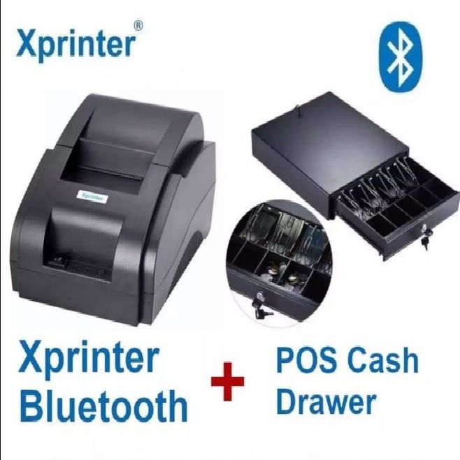 Xprinter 58mm Thermal Cash Receipt Bluetooth Printer Plus POS Cash Drawer Combo Set | Lazada PH