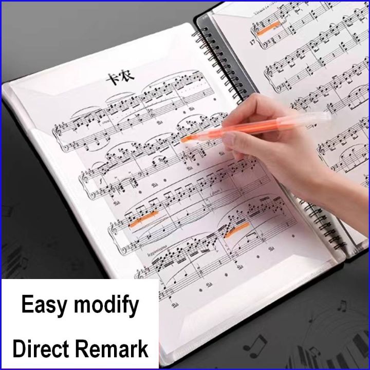 Music Score Holder Non-Reflective A4 Size Sheet Document File Organizer ...