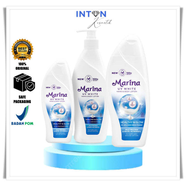 MARINA UV White Healthy and Glow - Body Lotion | Lazada Indonesia