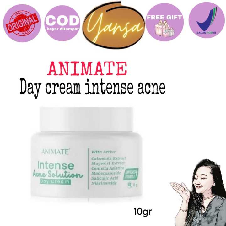Animate Intense Acne Solution Day Cream 10 gr TERJAMIN ORIGINAL ...