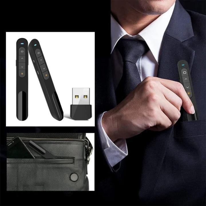 TEJ2303 RF 2.4GHz Presentation Point Clicker USB Power Remote Control ...