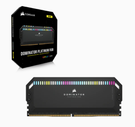 # CORSAIR DOMINATOR PLATINUM RGB [32GB (2x16GB)] DDR5 DRAM [5200MHz/5600MHz/6200MHz] Memory Kit ...