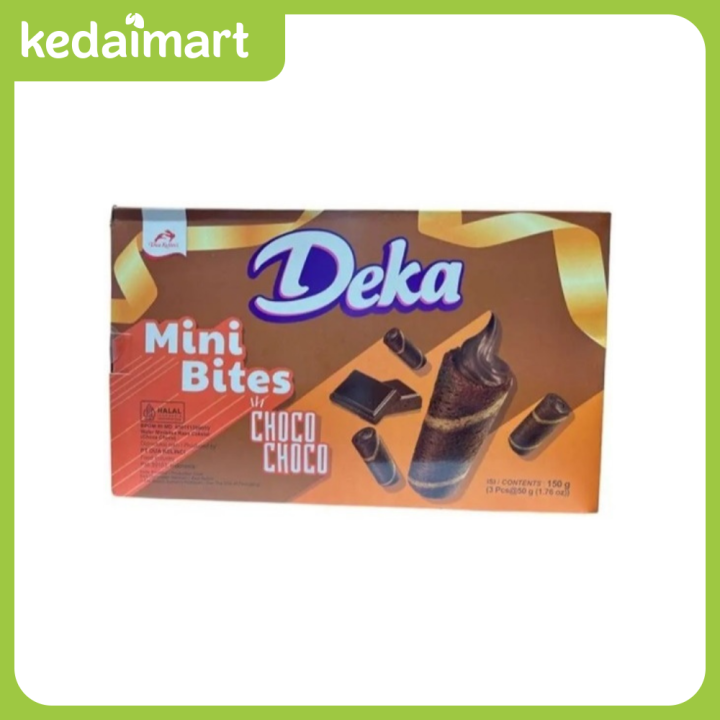 Deka Wafer Mini Bites Choco Choco Box 150 Gram | Lazada Indonesia