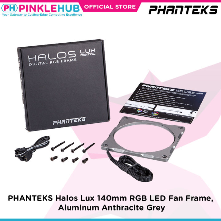 PinkleHub | PHANTEKS Halos Lux 140mm Digital RGB LED Fan Frame ...