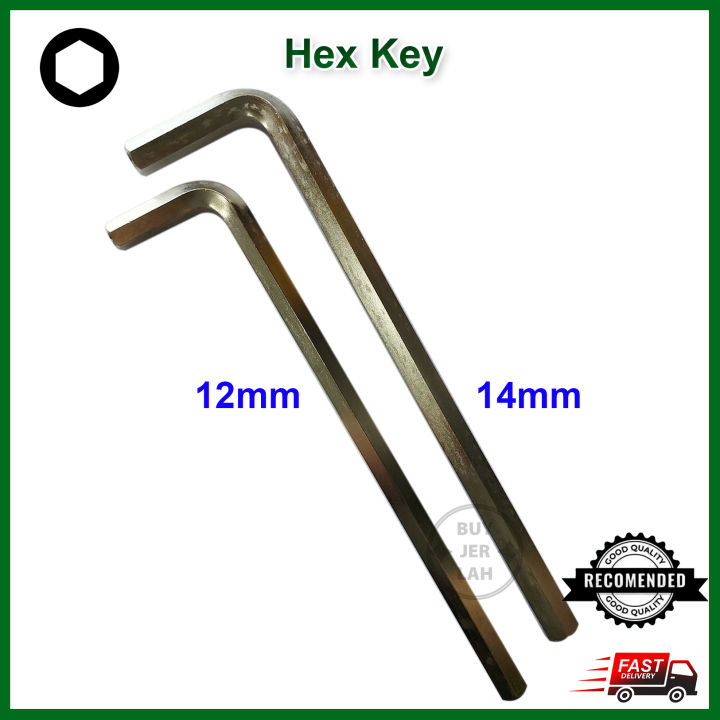 Hexagon Allen Key CR-V Chrome Vanadium 12mm 14mm | Lazada