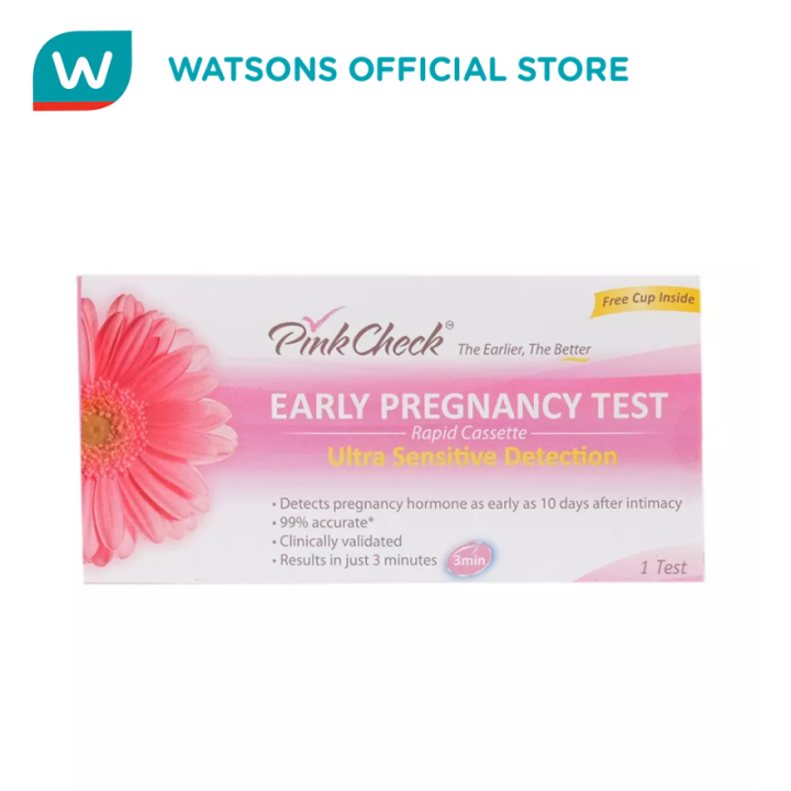 PINK CHECK Early Pregnancy Test Kit | Lazada PH