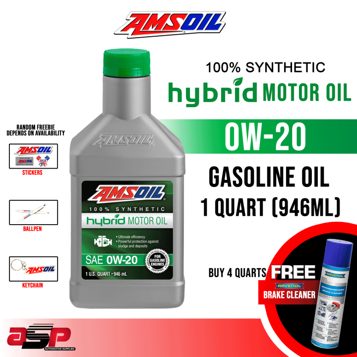 AMSOIL 0W-20 100% SYNTHETIC HYBRID Engine Oil Quart (946ml) | Lazada PH