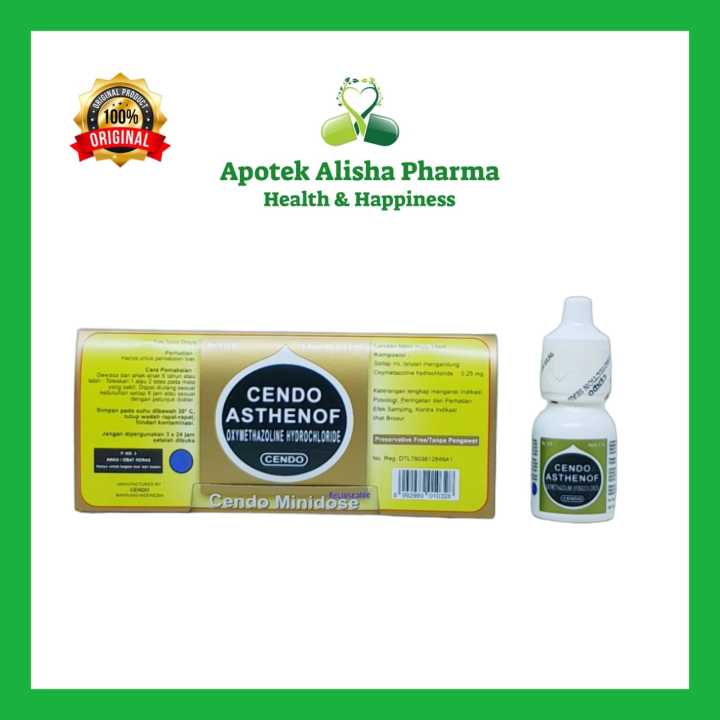 Cendo Asthenof Tetes Mata (Botol 5ml) Minidose (Strip 5pcs) - Astenof ...