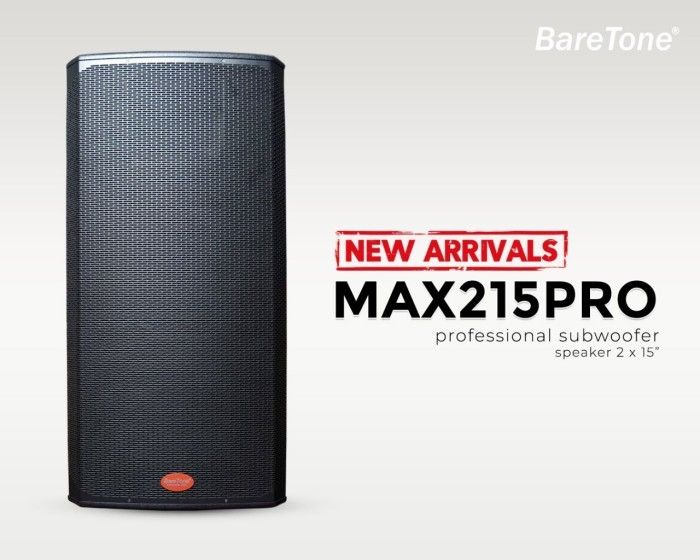 BareTone Speaker Aktif Double 15inch MAX215PRO | Lazada Indonesia