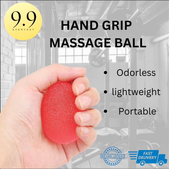 Silicone Gel Massage Therapy Hand Grip Ball Wrist Finger Strength ...