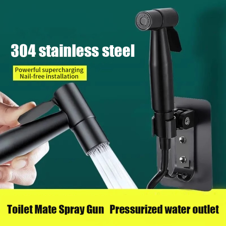 Heavy Duty Bidet Spray Gun Set SUS304 Stainless Steel 3In1 Bathroom ...