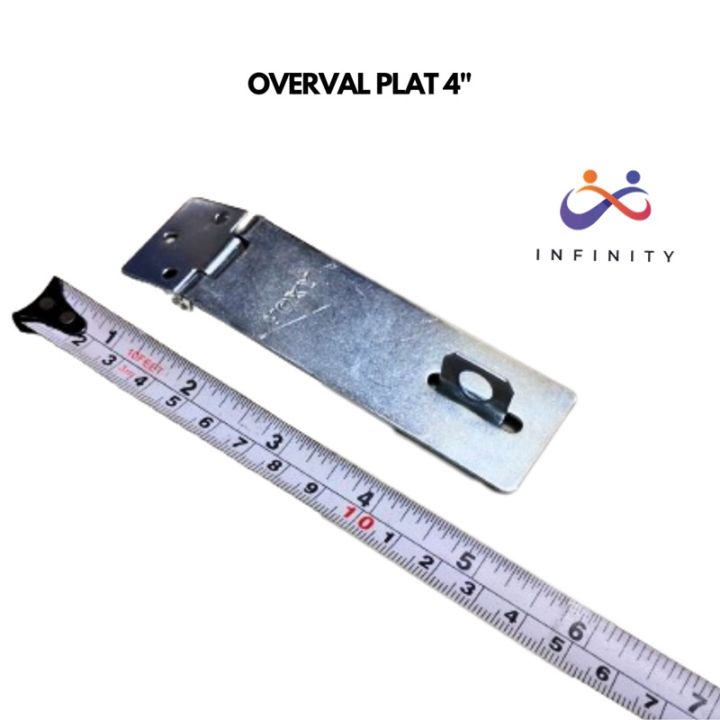 INF Overval Overpal Plat Putih Cantolan Gembok Merk Fawi 4inch 10 Cm ...
