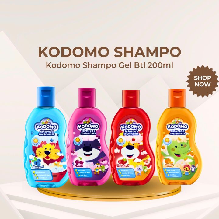 Kodomo Shampoo & Conditioner Gel 200ml | Lazada Indonesia