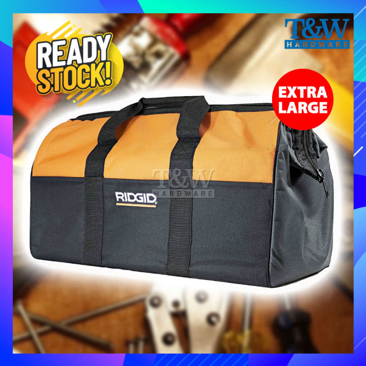 Extra Large Heavy Duty Contractors Canvas Tool Bag / Beg Peralatan ...