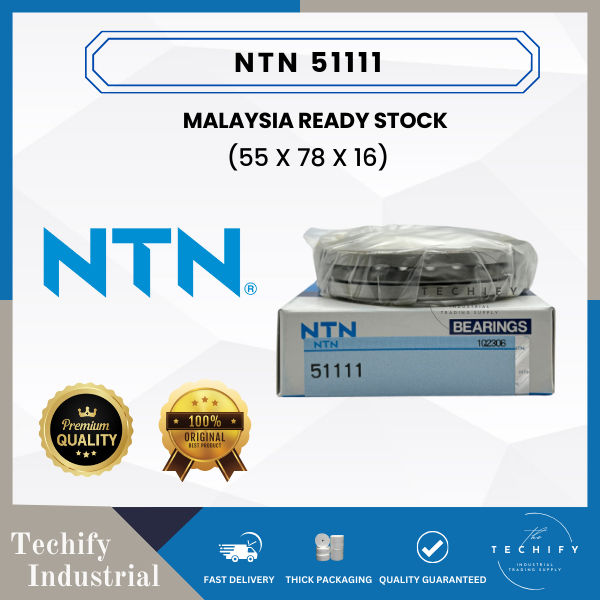 NTN 51111 ( 55 x 78 x 16 ) 100% ORIGINAL MADE IN JAPAN SINGLE DIRECTION ...