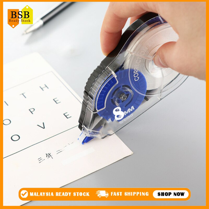 BSB READY STOCK_Jumbo Correction Tape 08 meter Long Length Economy Anti ...
