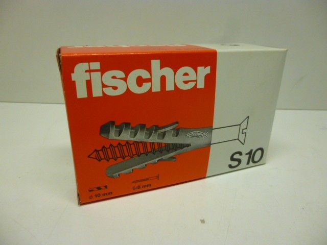 PROMO MURAH - Fischer S10 - Fischer Sekrup - Fisher 1 Dus isi 50pcs / Fisher Tanpa Baut S10 Isi ...
